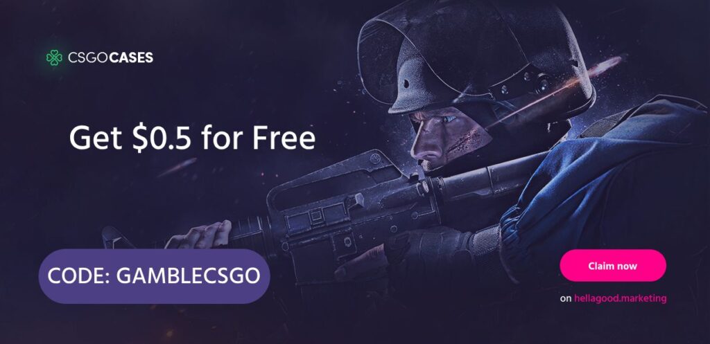 CSGOCases Promo Code in 2025: Use "gamblecsgo"