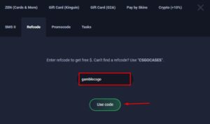 CSGOCases Promo Code in 2025: Use "gamblecsgo"