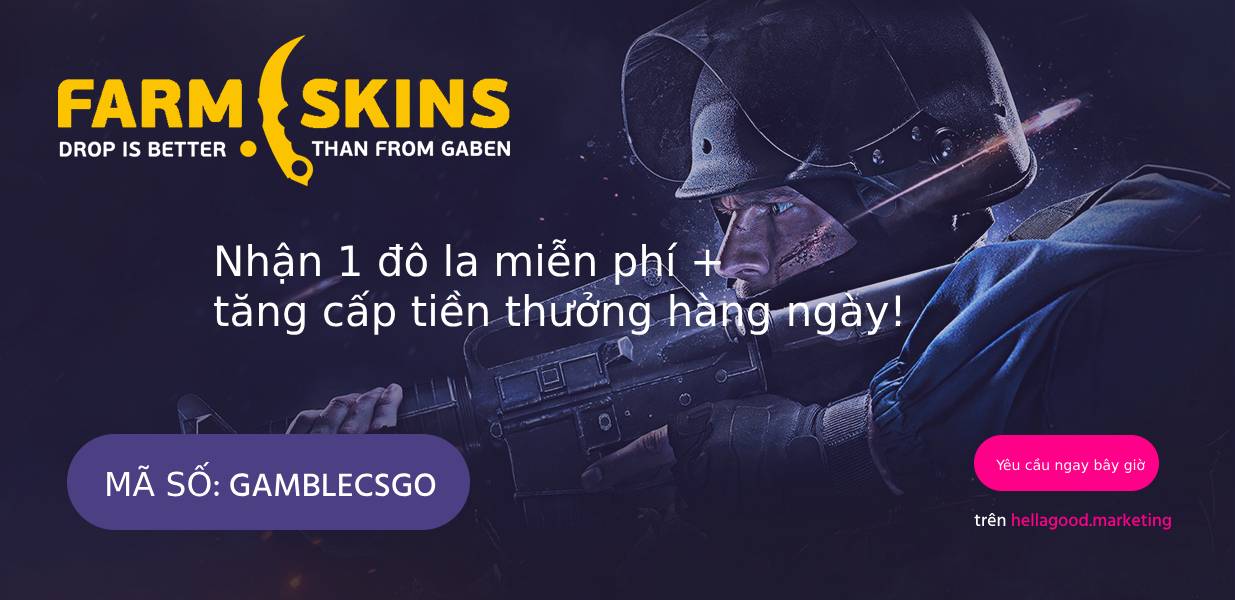 Mã giảm giá Farmskins 2026 - Nhận 2 hộp miễn phí