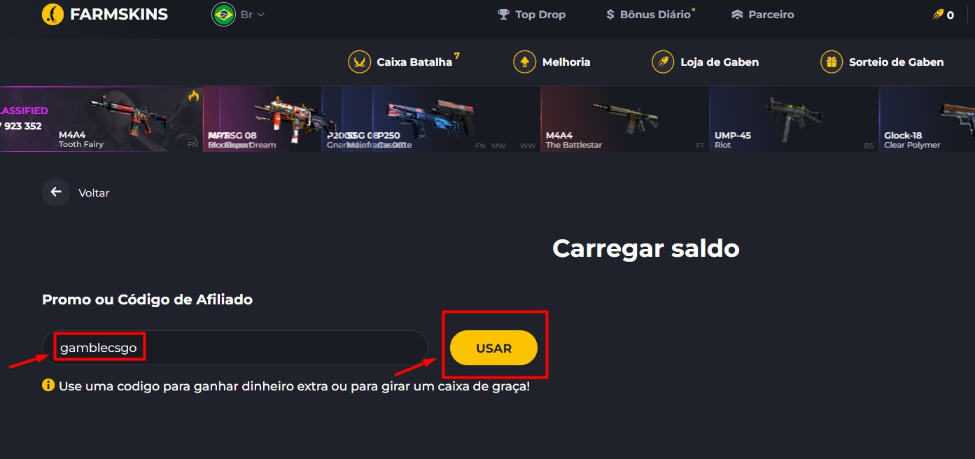 Revisão dos códigos promocionais da Farmskins 2024 + Junho - HG Marketing