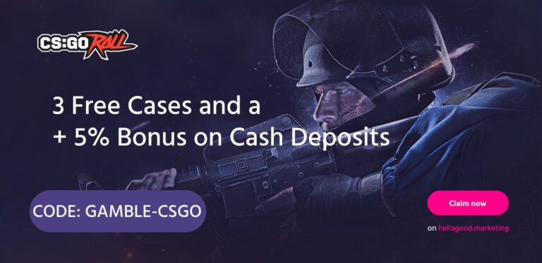 CSGORoll Promo Code in 2025: Use "GAMBLE-CSGO"