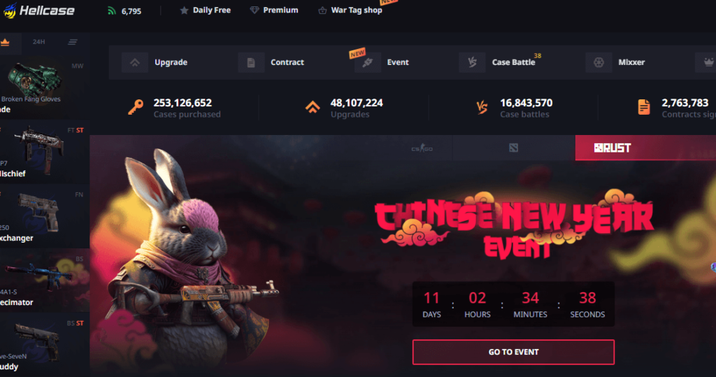 18 Best Rust Gambling Sites in January 2025 | Gamble Skins Now