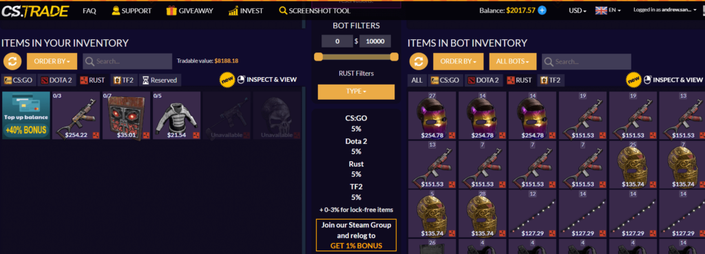 Top 10 Rust Trading Sites in March 2023 | Buying/Selling Stores