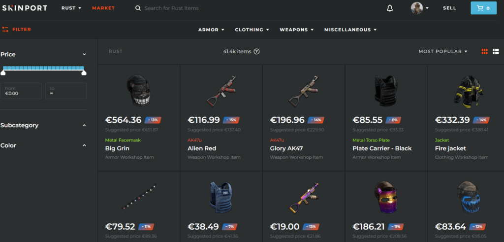 6 Best Sites to Buy RUST Skins & Items in August 2025 | Marketplaces ...