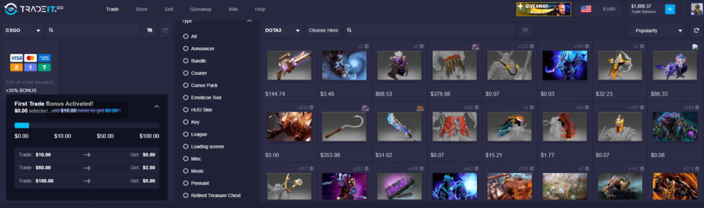 9 Mejores Sitios de Comercio de Dota 2 en 2025 [Comisiones Bajas ...