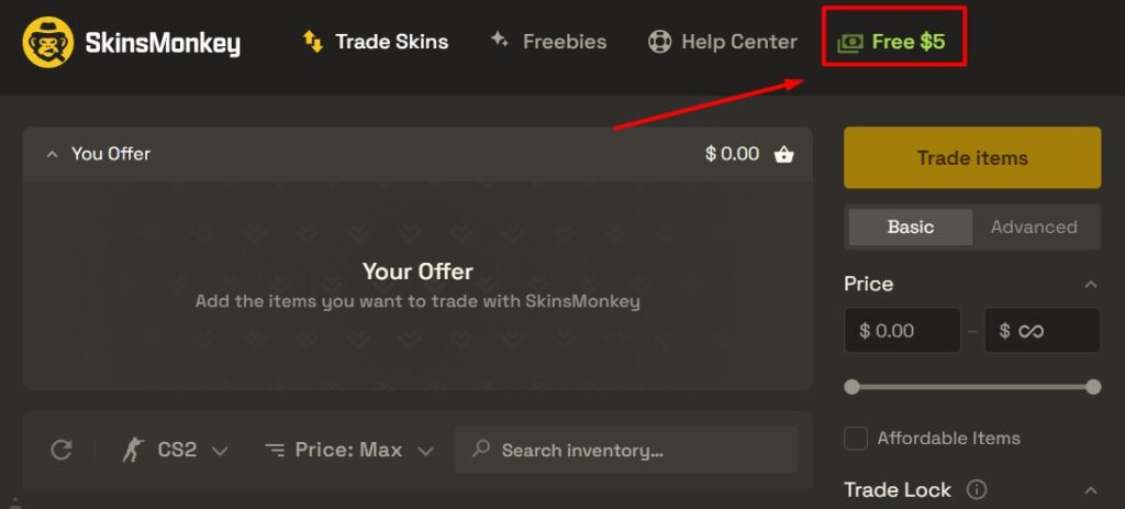 SkinsMonkey Promo Code 2025: Get an extra $5 Free