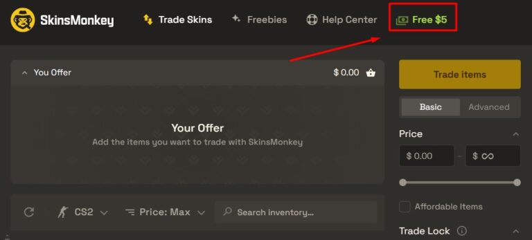 SkinsMonkey Promo Code 2025: Get an extra $5 Free