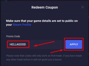 TradeIt.GG Promo Codes: Use "hellagood" and Get $5 for Free