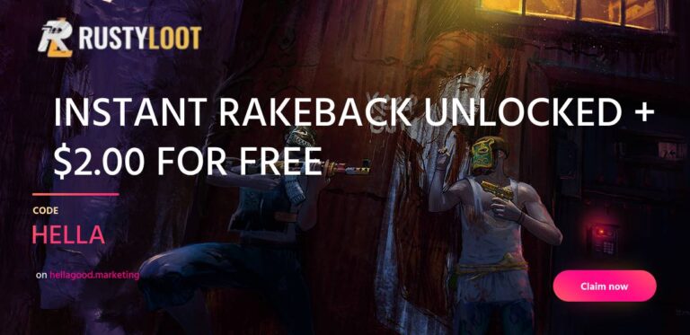 RustyLoot Promo Codes 2025: HELLA - Get 2$ for Free