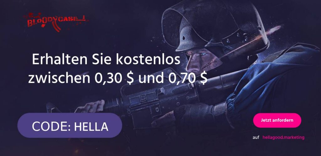 BloodyCase Promo Codes 2025 + Dezember Rückblick + Gratis Cases