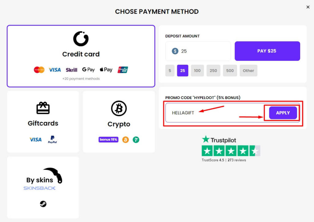 HypeLoot Promo Code 2024: Use "HELLAGIFT" for Free Box + 5% Bonus