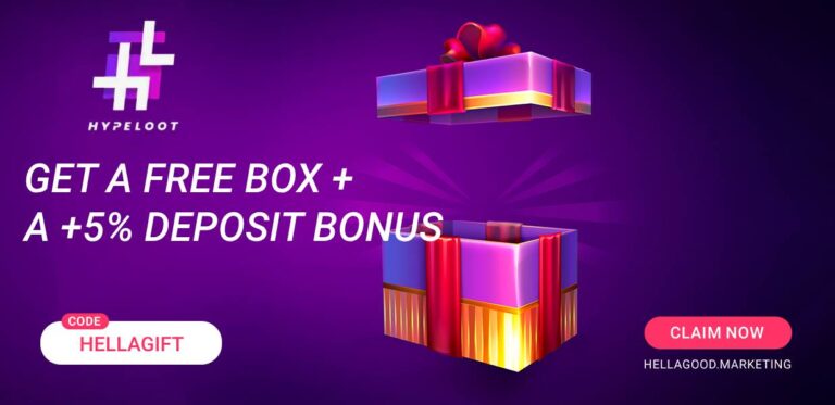 HypeLoot Promo Code 2025: Use "HELLAGIFT" for Free Box + 5% Bonus