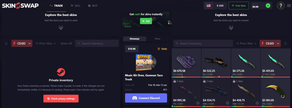 SkinSwap Promo Codes 2024: Get Free Cases, Giveaways & Bonuses