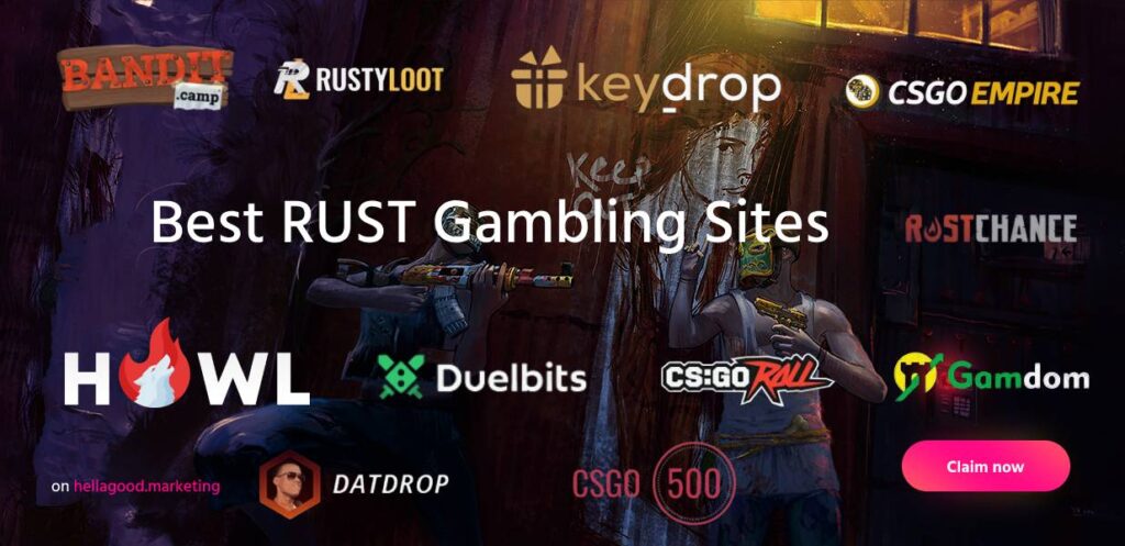 13 geriausių „Rust“ lošimų svetainių 2025 | „Gamble Skins“ dabar