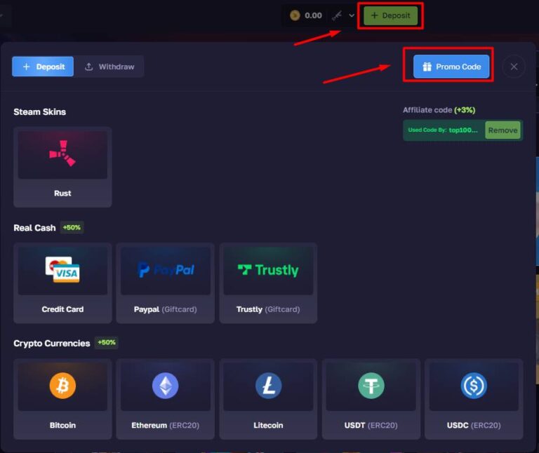 RustMagic Promo Code: Get a Free $0.5 in Balance