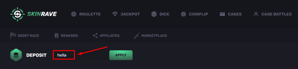 Skinrave Promo Code in 2025: Use "hella" & Get FREE $0.50