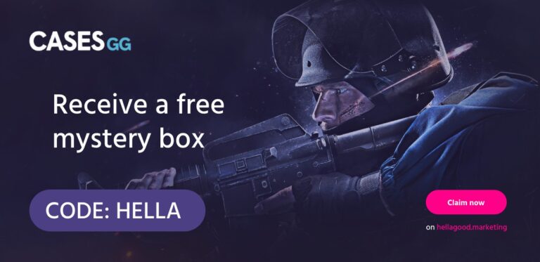 Cases.GG Promo Code in 2025: Use "HELLA" and Get 3 Free Boxes