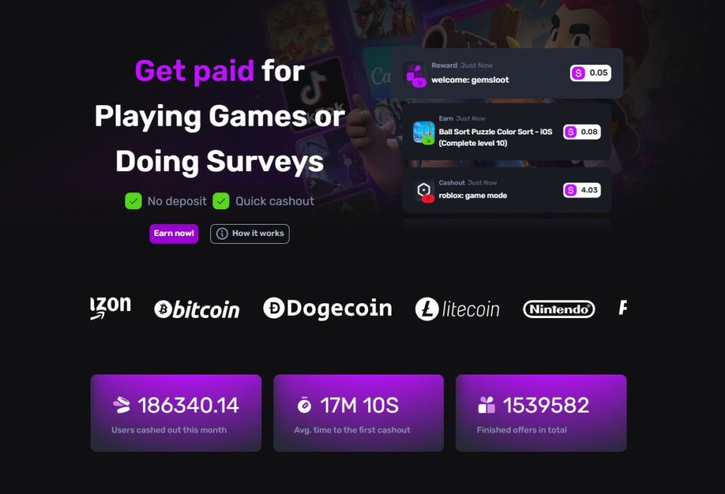 Gemsloot Promo Code 2025: Get free from $0,05 to $250