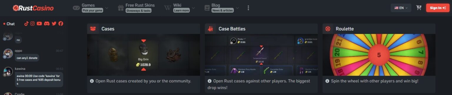 18 Best Rust Gambling Sites in March 2025 | Gamble Skins Now