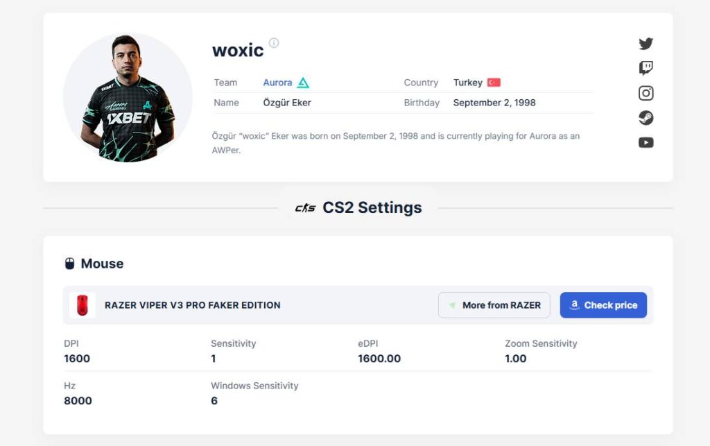 Best CS2 Mouse Settings - Pro Sensitivity & DPI Guide for 2025